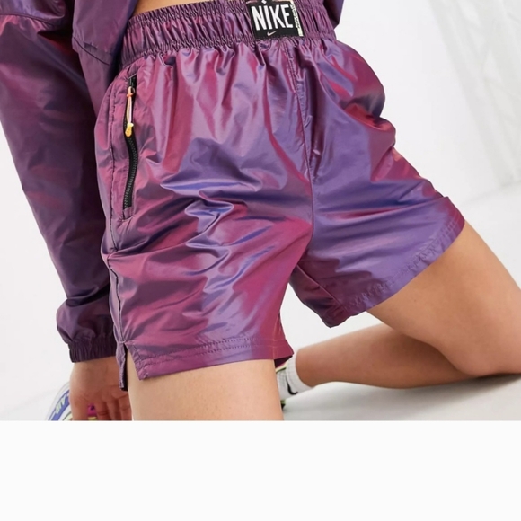 Nike | Shorts | Iridescent Purple Shorts | Poshmark